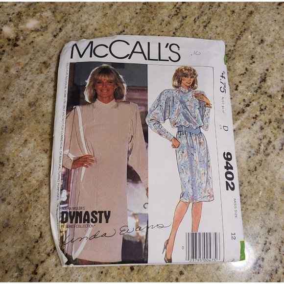 McCall's | Dresses | Mccalls Sewing Pattern 942 Dress Tunic Skirt Shawl ...